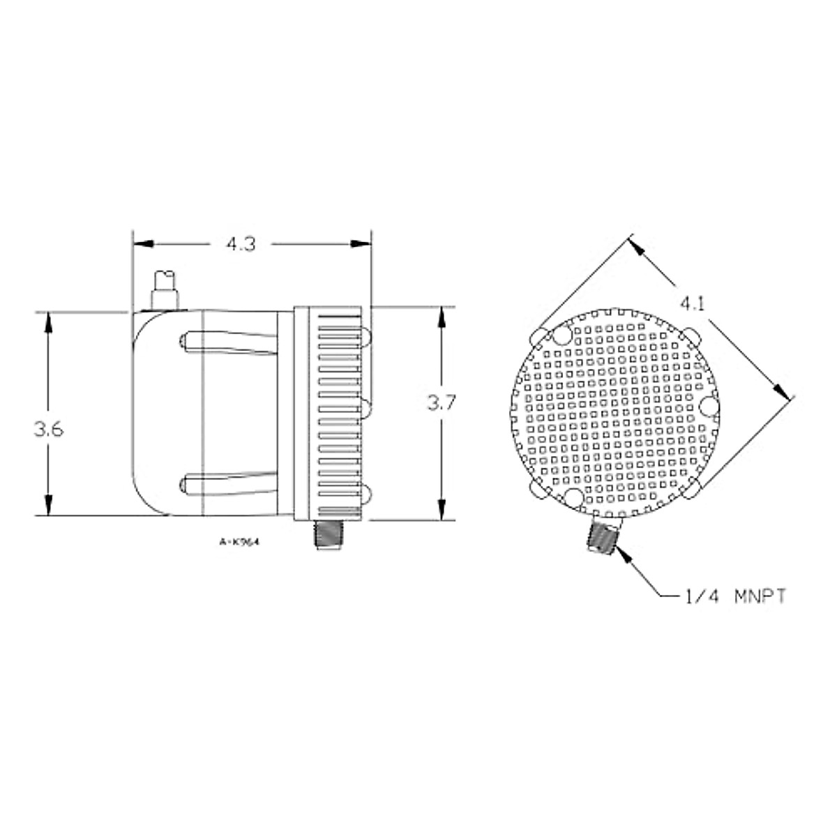 Little Giant 500203, 1-A 115 Volt, 1/200 HP, 170 GPH Small Submersible Permanently Oiled Pump for Fountain, Water Displays and Air Conditioners, 6-Foot Cord, Blue,