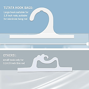 24 Pack Hanging Storage Bags, Large Hook 13 x 16-inch Clear Plastic Bags for Classroom, Library, and Pharmacy Use