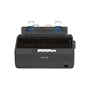 Epson LX-350 Dot matrix printer, 9 pins, 80 column, original + 4 copies, 347 cps HSD (10 cpi), Epson ESC/P - IBM 2380+ emulation, 3 fonts, 8 BarCode fonts, 3 paper paths, single and continous sheet, paper park, USB, Parallel and Serial I/F - BEING RE