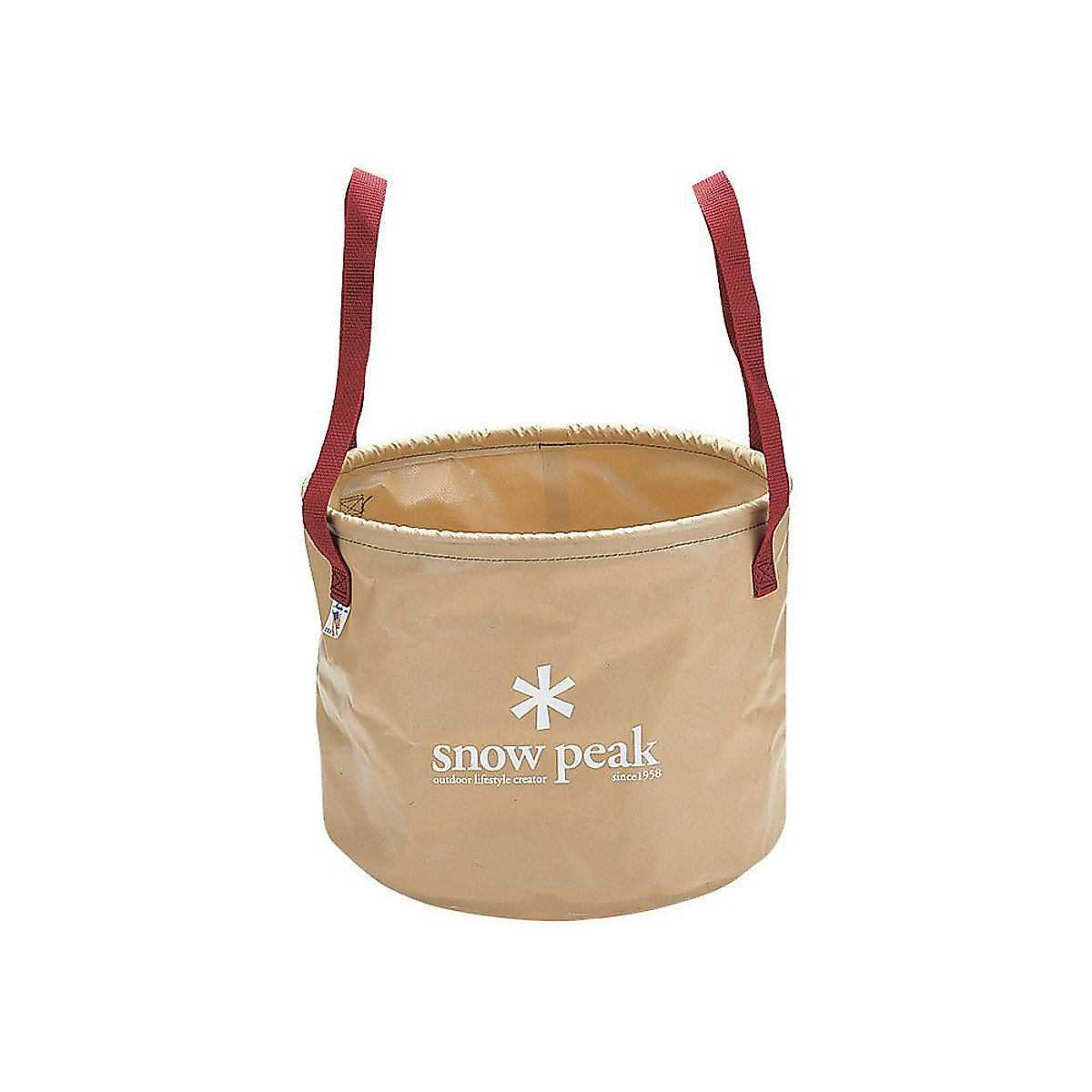 Snow Peak Camping Bucket Jumbo - Versatile Six Gallon Bucket - 14.5 x 10 in