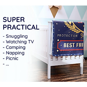 InnoBeta Big Brother Gifts Blanket for Boys, Toddlers on Birthday, Christmas - World's Best Big Brother Flannel Blanket, 40"x 50"