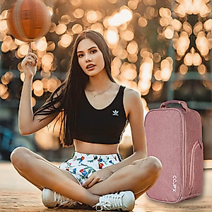 Golf Shoe Bag, Travel Sports Shoes Bag for Women Portable Lightweight Shoe Storage Organizer