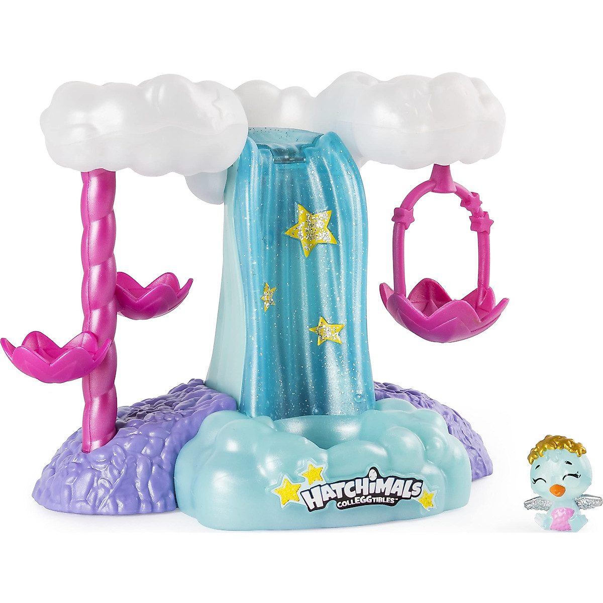 Hatchimals CollEGGtibles, Waterfall Playset with Lights and an Exclusive Season 4 CollEGGtible, for Ages 5 and Up