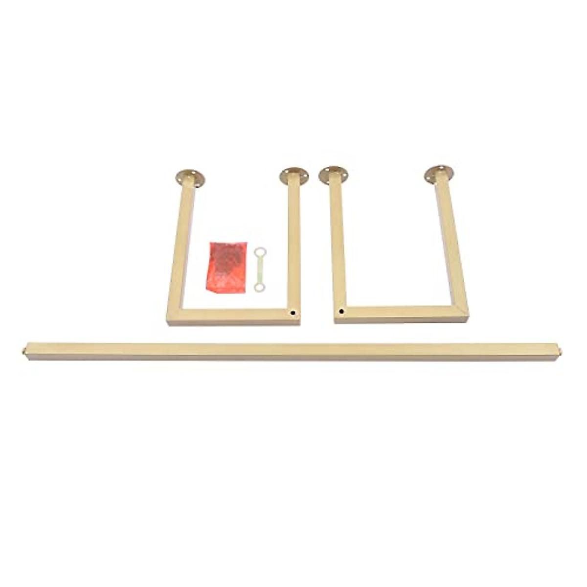 simimasen 39" Wall Mounted Garment Rack Heavy Duty Iron Clothes Rack Garment Clothes Hanging Rod Multi-Purpose Hanging Rod For Closet Storage