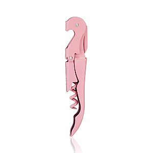 True Truetap Full Rosé Double Hinged Corkscrews, Pink