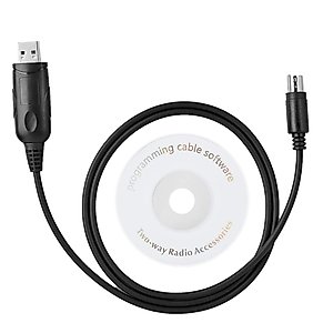 USB Programming Cable, Walkie Talkie Programming Cable for Yaesu Radio FT-7800R / FT-7900R / FT-8800R / FT-8900R / FT-7800 / FT-7900 / FT-8800 / FT-8900 / FT-3000M / FT-7100M / FT-8100R