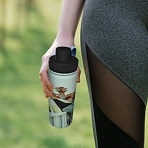 Eevikion Johnny Musics Orlando Stainless Steel Insulated Tumbler Sports Water Bottle Hot and Cold Travel Cup 18oz