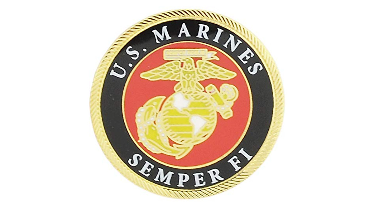 USMC Semper Fi Lapel Pin - Official Licensed Design