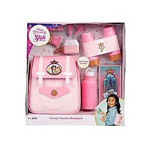 Disney Princess Style Collection Travel Backpack Role Play Toy, Ready for a Trendy Stylish Outdoor Adventure!