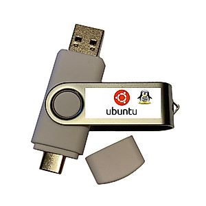 Linux Ubuntu Lunar Lobster 23.04 Desktop and Server Editions - Multiboot Live System Install Bootable Boot USB Flash Thumb Drive USB-C Compatible