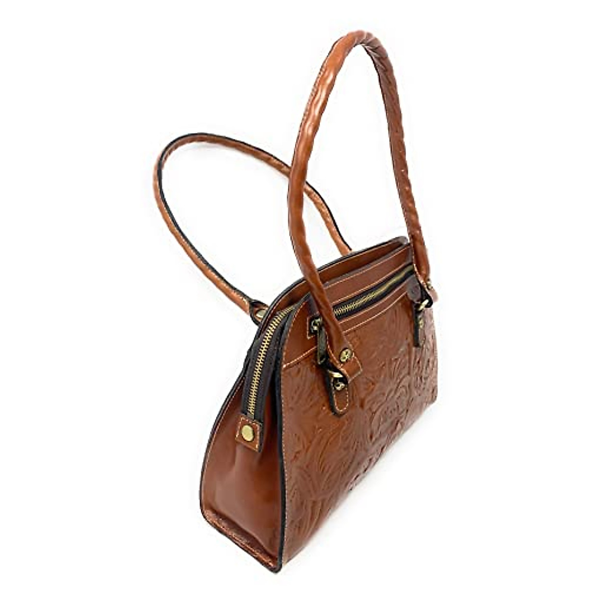 Patricia Nash Tooled Leather Calvi Satchel, Florence