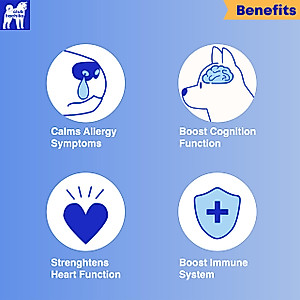 Premium Wild-Caught Alaskan Omega-3 Fish Oil for Dogs - Supports Joint Mobility, Heart Health & Immune System - Relieves Itchy Flaky Skin & Allergies - Enhances Coat Shine & Skin Hydration