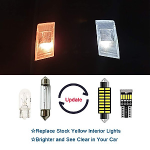 9pcs F150 Interior LED Lights Kit Super Bright LED Map Dome Light Bulbs for 2009 2010 2011 2012 2013 2014 Ford F150 Pickup all models