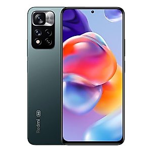 Xiaomi Redmi Note 11 Pro+ Plus 5G + 4G Volte 128GB + 6GB Factory Unlocked 6.67" 108MP Camera Night Mode (Not Verizon Sprint Boost Cricket Metro At&T) + (w/Fast Car Charger Bundle) (Forest Green)