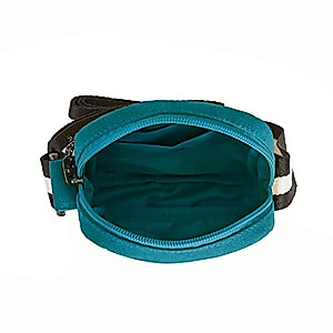 Travelon Coastal RFID Blocking Mini Crossbody, Lagoon, One Size