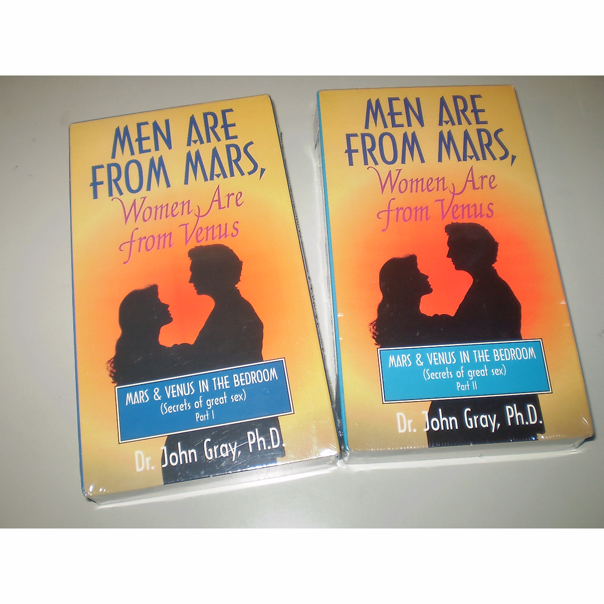 Mars & Venus in the Bedroom - Secrets of Great Sex Parts 1 & 2 - 2 new vhs