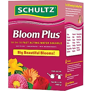 Schultz Bloom Plus Water Soluble Plant Food 10-54-10, 1.5-Pound