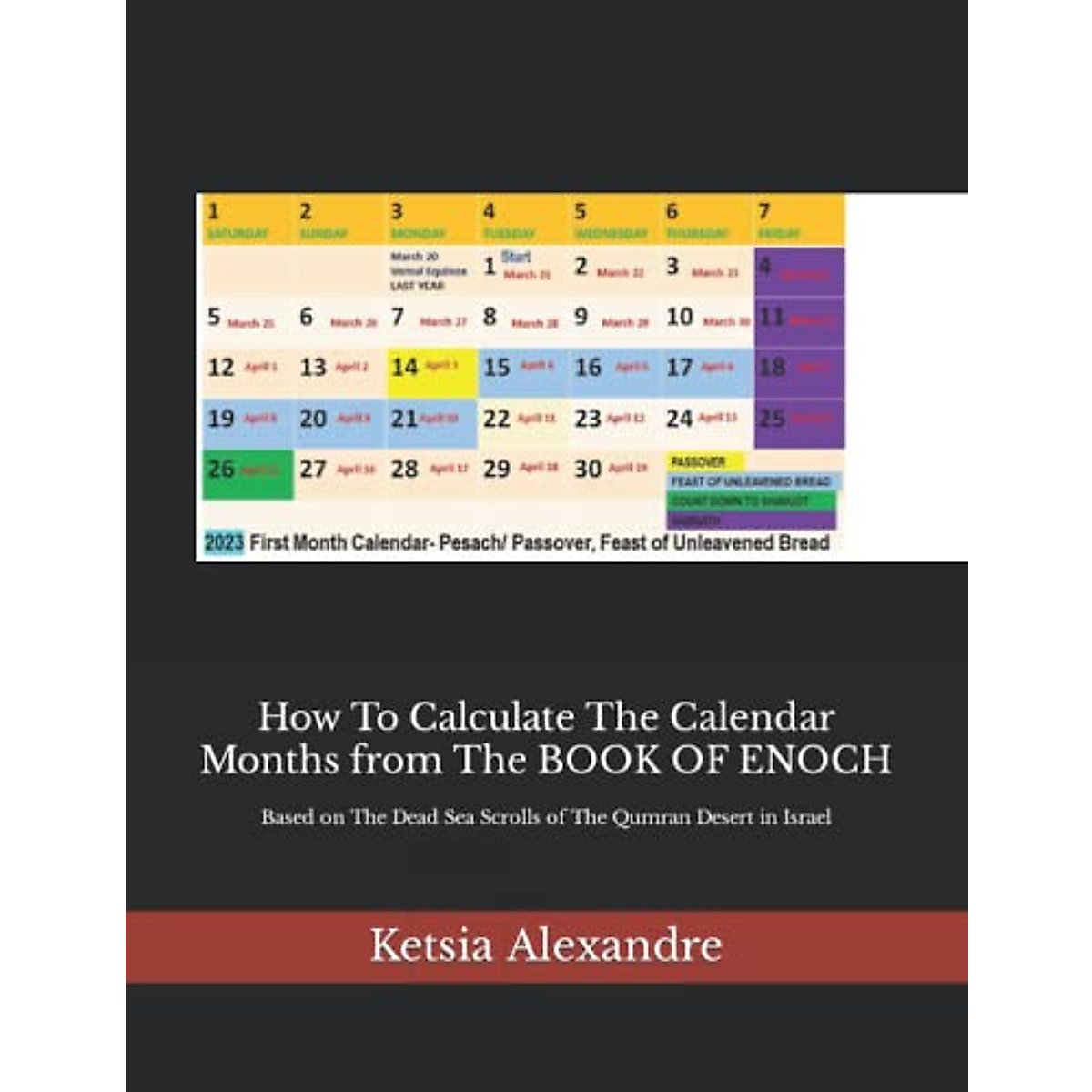 How To Calculate The Calendar Months from The BOOK OF ENOCH: Based on The Dead Sea Scrolls of The Qumran Desert in Israel