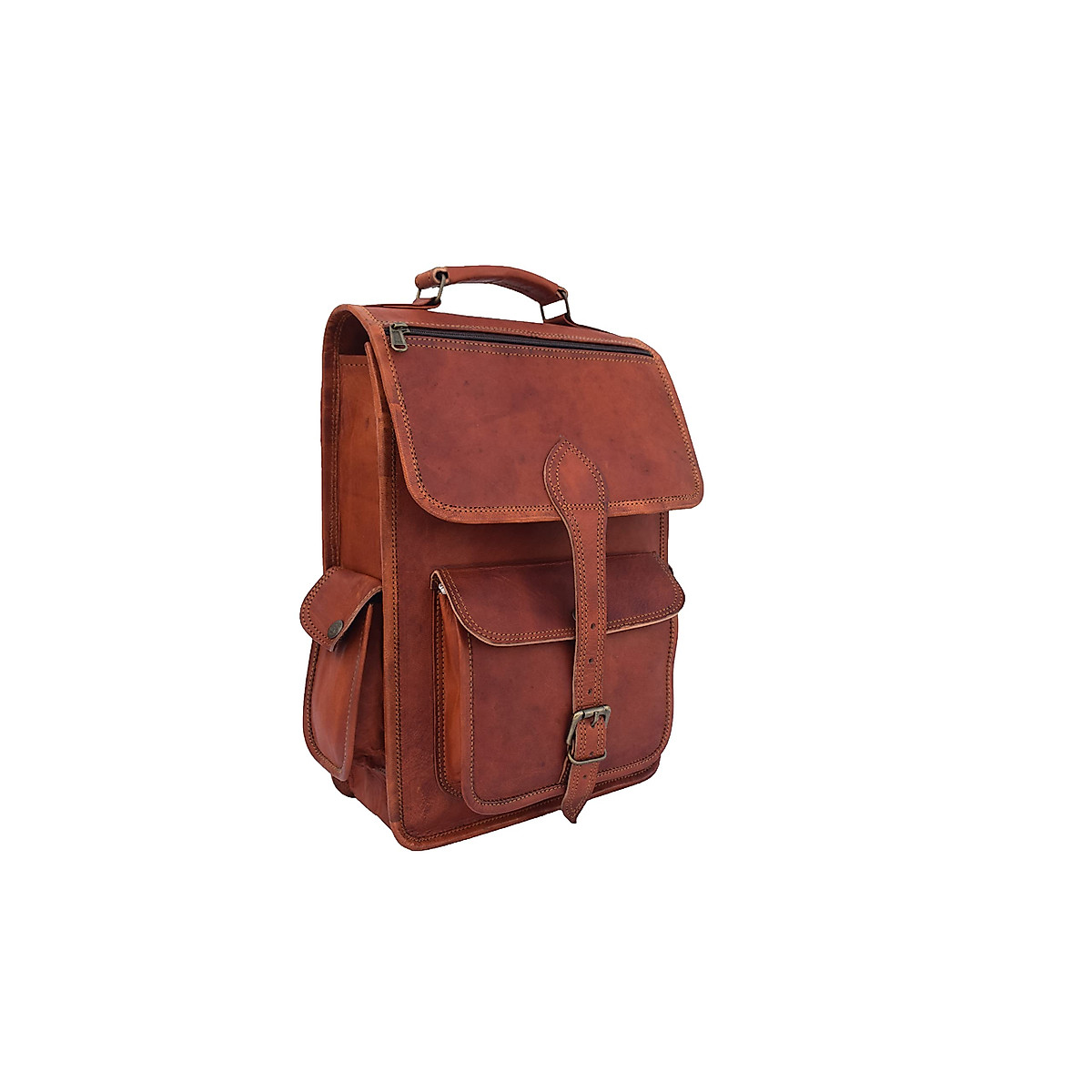 Vintage Leather Laptop Backpack 13 Inch MacBook Pro/Air Bag Rucksack Shoulder Bag
