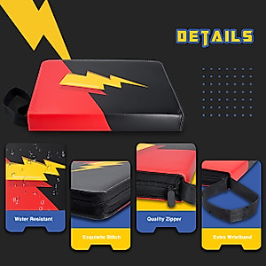 NeatoTek 9 Pocket Waterproof Trading Card Binder, Trading Album Display Holder, Expandable, 720 Double Sided Pocket Album, Compatible with Yugioh, MTG and Other TCG Cards