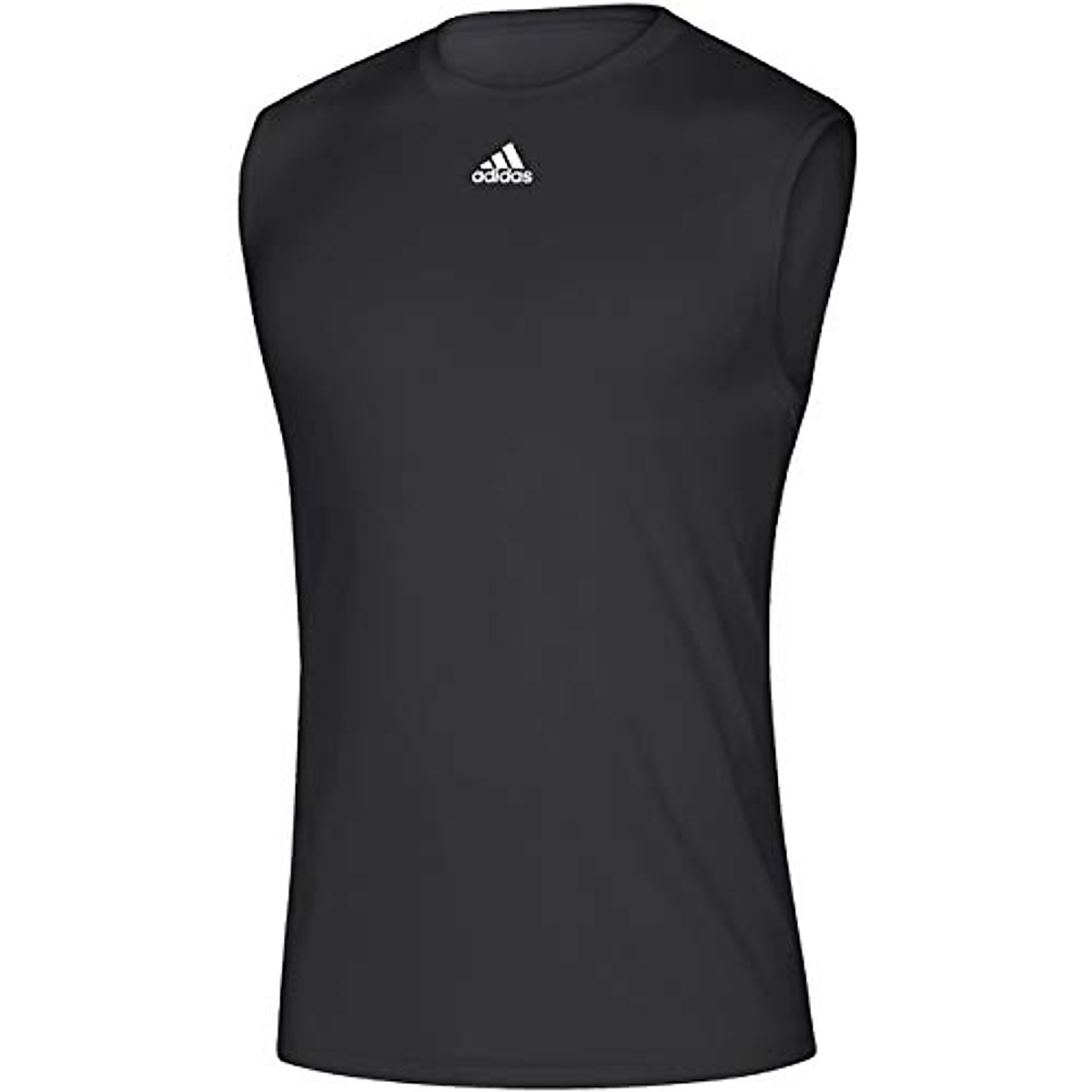 adidas Men's Climalite Regular Fit Sleeveless T-Shirt EK009, Medium, Black