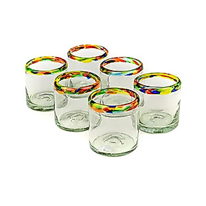 Orion Confetti Rim All Purpose 12 oz. -  Set of 6