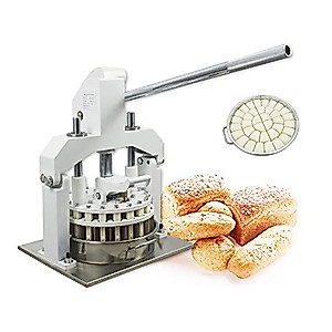 TECHTONGDA Commercial Dough Divider Rounder Machine Desktop 12PCS Manual Dough Cutter Hydraulic Bread Bakery Lump Spacer Dough Dividing Machine 90-480g/pcs