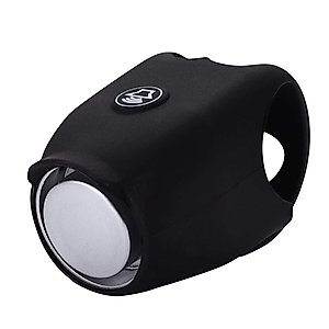 Electric Bell, Bike Bell, Cycling Road Bike Electric Horn Bike E-Bell Handlebar Bell Riding Accessories(Black)