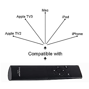 New Infrared Remote Control MC377LL/A for Apple 2/3 TV Box A1294 A1156, for Apple 2021 TV4 4K, for Apple 4th TV HD, A1962 A1842/MQD22/MP7P2 A1469 A1427/MD199 A1378/MC572 MM4T2AM/A A1625/MGY52/MLNC2