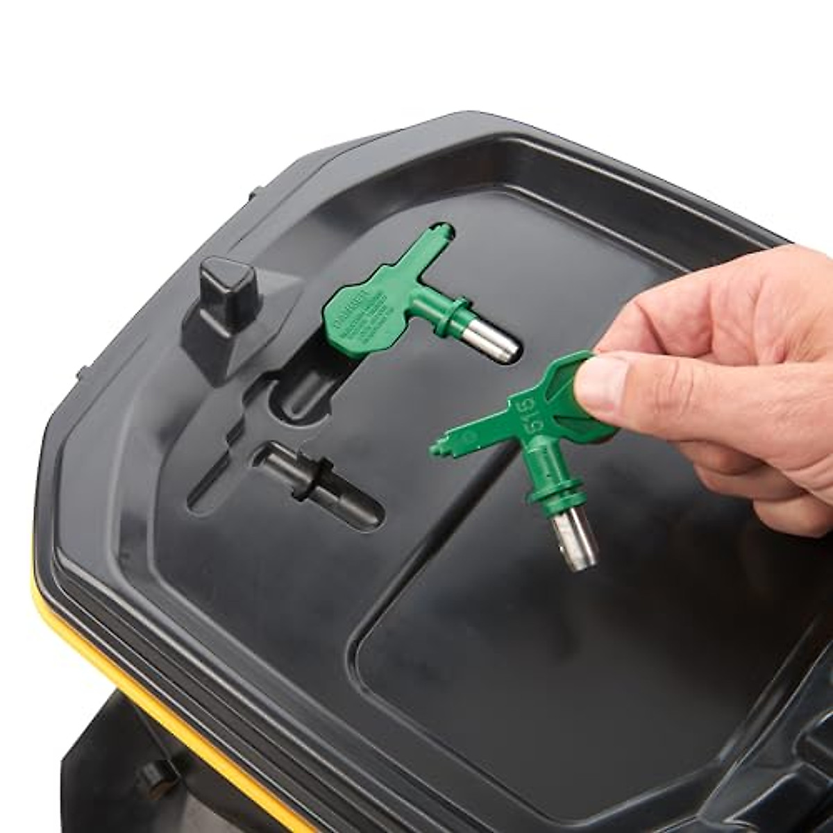 Wagner Spraytech 2422951 Control Pro 130 Paint Sprayer Kit, High Efficiency Airless Sprayer with Low Overspray & 12" Extension, 515 & 413 Tip for Large Projects, Yellow