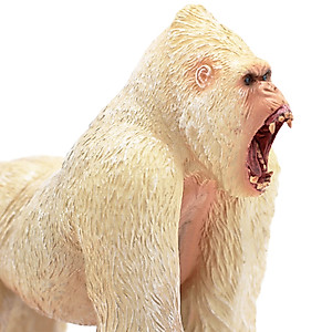 Higherbros Gorilla King Kong Toys Action Figure Rampage Gorilla Fight Mode Gorilla Ape Solid Wild Animal Figurines for Role Playing Story Telling Toy