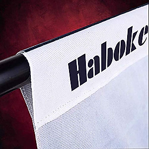 Haboke 5X7ft Durable Soft Fabric Abstract Red Portrait Photography Backdrops for Photo Shoot Studio Booth Props