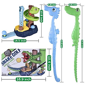 Upgraded Kids Golf Toys Set - Baby Golf Club Set Seahorse Putter,Indoor & Outdoor Mini Golf Game - Toddler Golf Set Birthday Gifts for Boys Girls 3-12