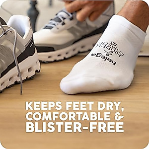 Balega Hidden Comfort Performance No Show Athletic Running Socks for Men and Women (1 Pair), Black, Small