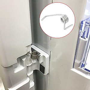 Refrigerator Divider Door Spring ZZLZX 2PCS French Refrigerator Door Metal Torsion Spring for Samsung DA61-08314A AP 4577072 DA81-01345 b DA61-07471 a 2043373 DA81-01345 a PS 4163672 b 006 e 7 vtsk