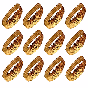 12 Sequin Headbands U PICK (Available in LOTS of COLORS) Elastic Stretch Sparkly Fashion Headband for Teens Girls Women Softball Pack Volleyball Basketball Dance Set Sports Teams Store By Kenz