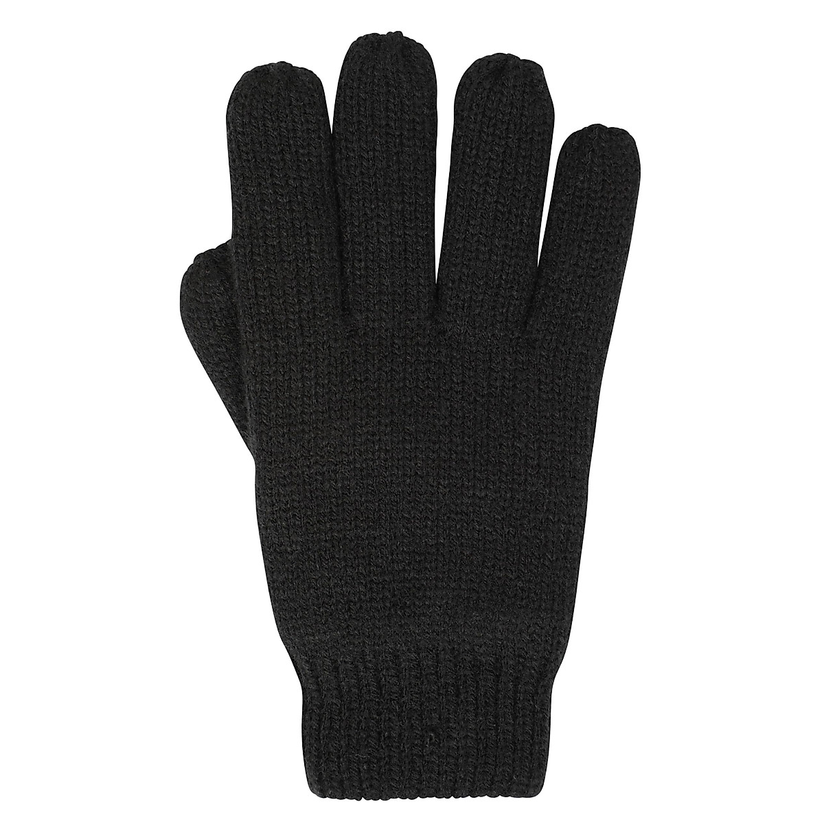 Mountain Warehouse Kids Knitted Thinsulate Thermal Gloves Black Small/Medium