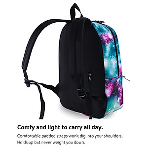 HotStyle TRENDYMAX Galaxy Backpack for School Girls, Boys & Kids, Green