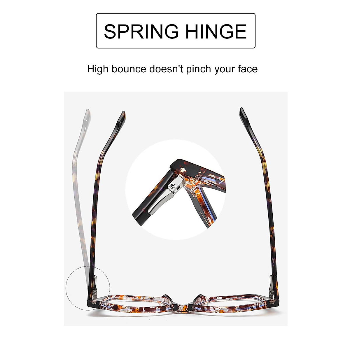 ICARA 3 Pack Oprah Style Computer Square Reading Glasses for Women Men Blue Light Blocking Readers (C5+C3+C6, 0.0)