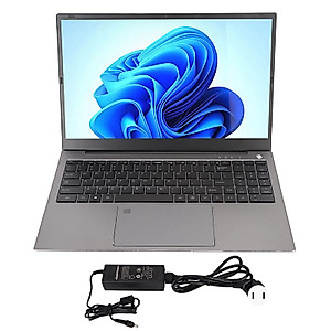 ciciglow 15.6in HD Laptop for Windows 10 11, 16GB RAM 1920 x 1080 Business Laptop, 11th Generation for Intel Core Processor I7 1165G7, 2MP HD Camera, Fingerprint Unlock, Bluetooth 4.0 (1T US Plug)