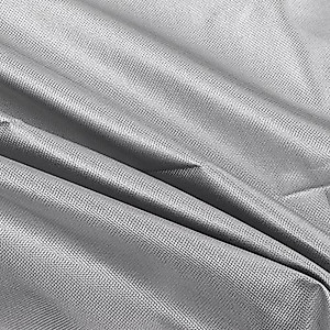 Swing Canopy Replacement, Swing Canopy UV Prevention Silver Coated Waterproof 600D Oxford Cloth for Balcony Black