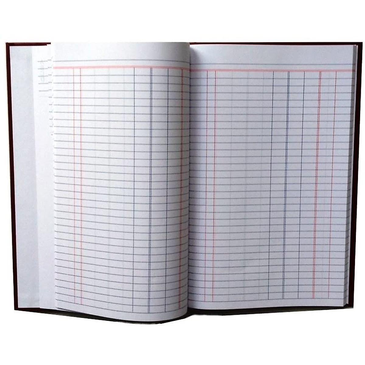 Single Entry Ledger Book, 6" x 9-1/2", 158 Pages with Vinyl Hard Cover (Asrtd Clrs) - One Book