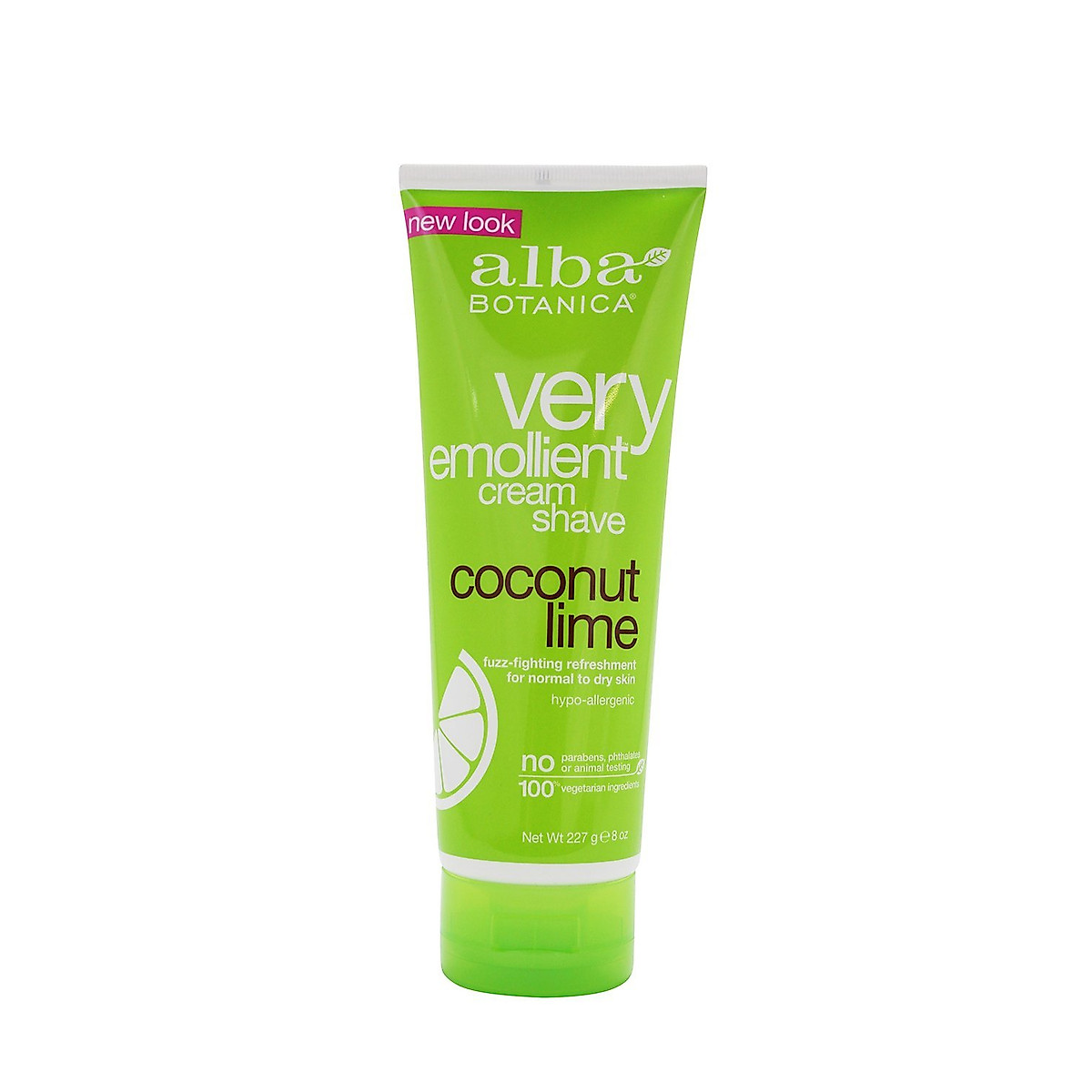 ALBA BOTANICA CREAM SHAVE,COCONUT LIME, 8 OZ