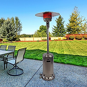 GHP Group Dyna-Glo DGPH102SS 41000 BTU Deluxe Stainless Steel Patio Heater