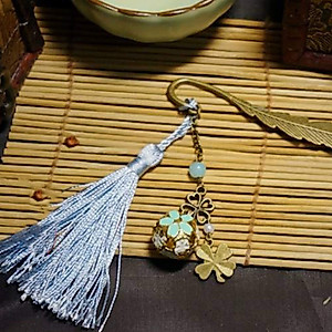 Foraineam 300 Pieces 20 Colors 5 Inch / 13cm Silky Handmade Soft Tassels Floss Bookmark Tassels with Loop for Jewelry Making, DIY Craft Projects, Bookmarks