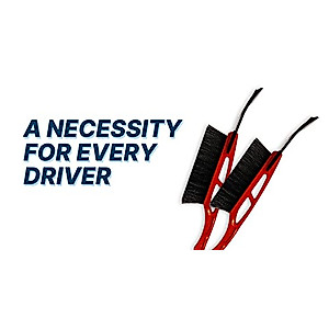 Teal Turtle 21 Inch Car Snow Scraper and Brush - Versatile Tool for Snow and Ice Removal