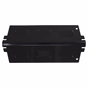 BBQ Grill Heat Shield Plate Tent Replacement Parts for Kenmore 463353505 - Compatible Barbeque Porcelain Steel Flame Tamer, Guard, Deflector, Flavorizer Bar, Vaporizer Bar, Burner Cover 11 3/4""