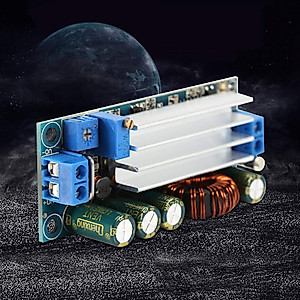 Step Up/Down Converter, 10A Fuse Boost/Buck Converter Module DC-DC 5V-30V to 0.5V-30V for Powering Speaker Audio Amplifier
