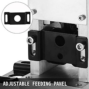 Happybuy Manual Wire Stripping Machine 0.06-0.98 inches, Wire Stripper Machine with Hand Crank Portable, Wire Stripping Tool Aluminum Construction,for Scrap Copper Recycling