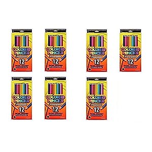 84 Colored Presharpened Non Toxic Pencils